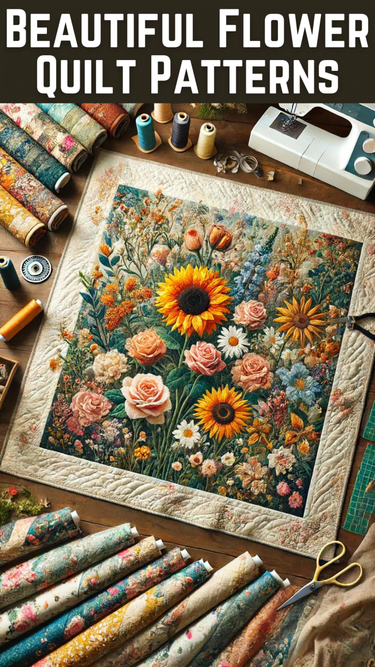 The Ultimate Guide to Beautiful Flower Quilt Patterns for Stunning ...