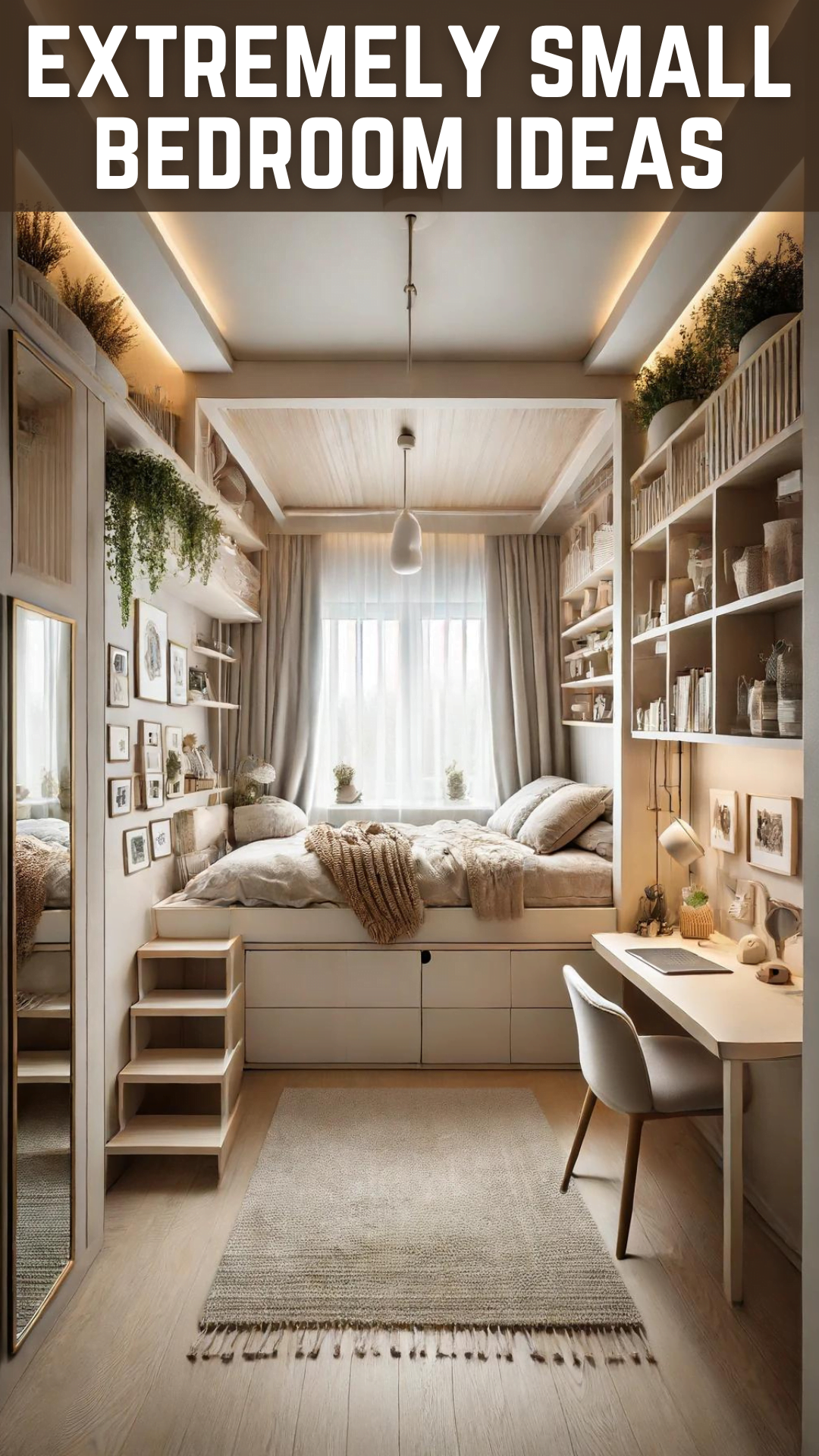 Maximizing Space in an Extremely Small Bedroom: Ingenious Ideas to ...